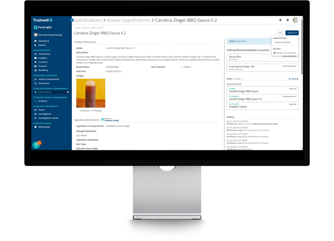 6 Signs You Need a Fresh Approach to Food Product Specification Management