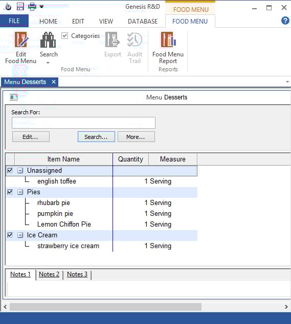 Using the Genesis Food Menu Report for Restaurant Menu Labeling | ESHA ...