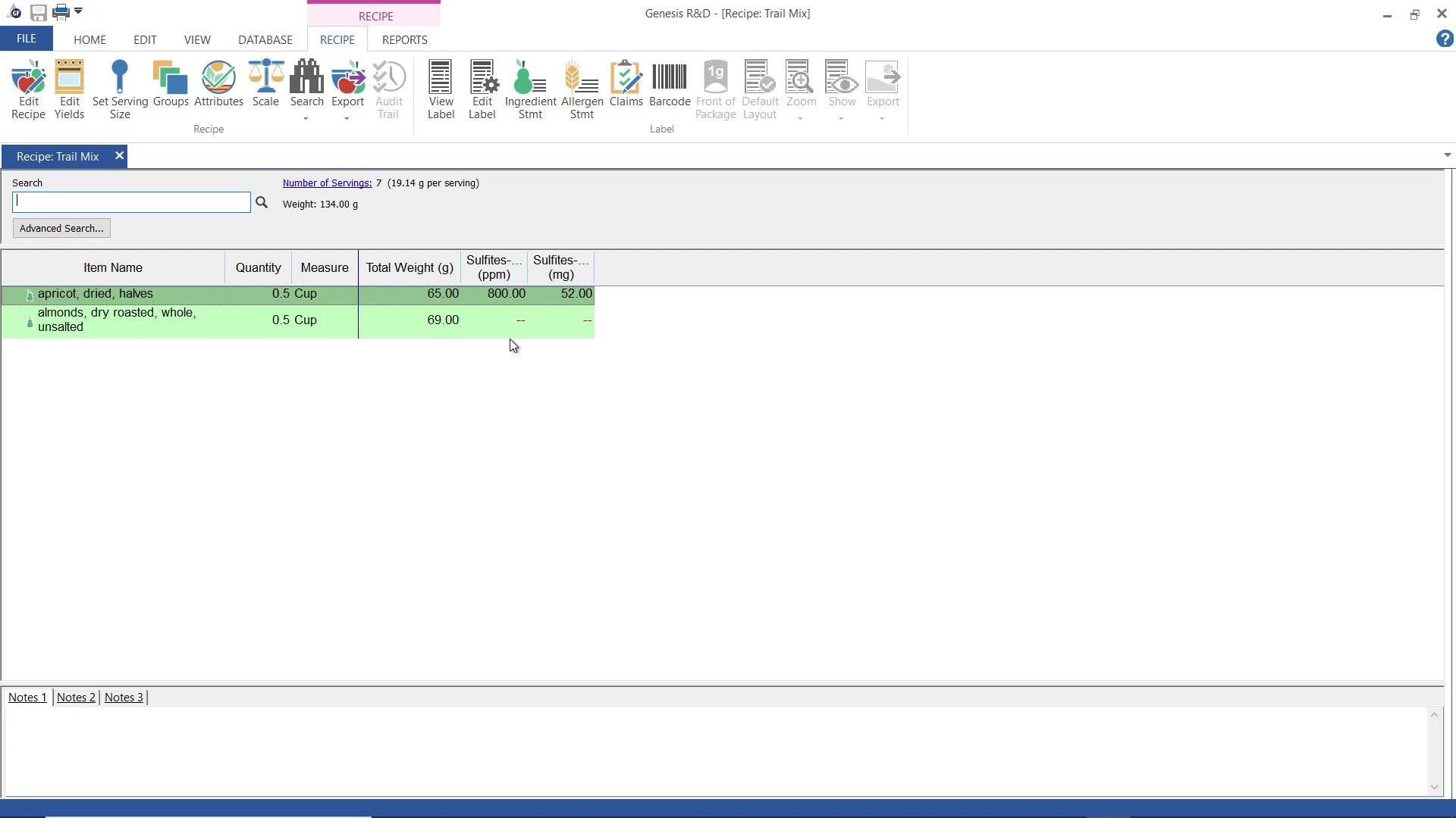 Tracking and Disclosing Sulfites in Genesis R&D Foods | ESHA Research