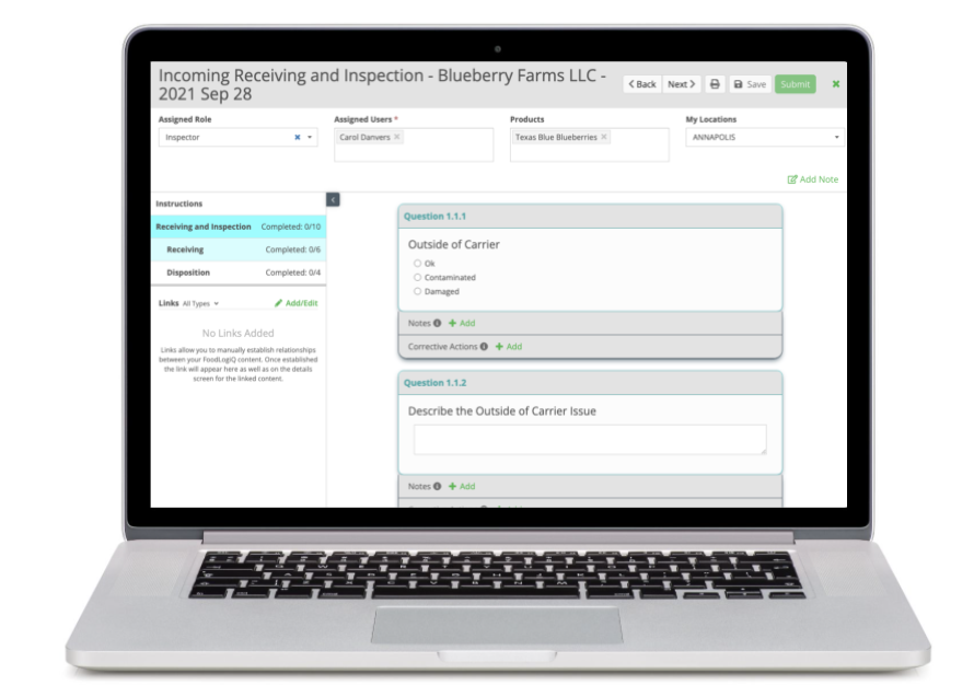 FoodLogiQ Refines Auditing User Experience, Introduces Core Platform ...