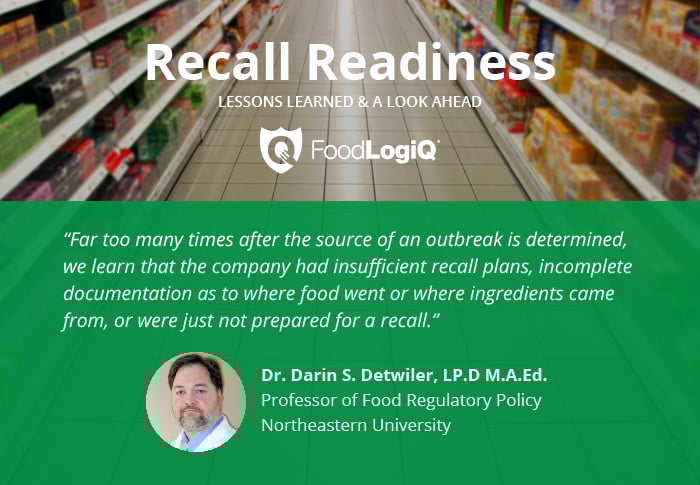 FoodLogiQ Talks Recall Readiness with Dr. Darin Detwiler