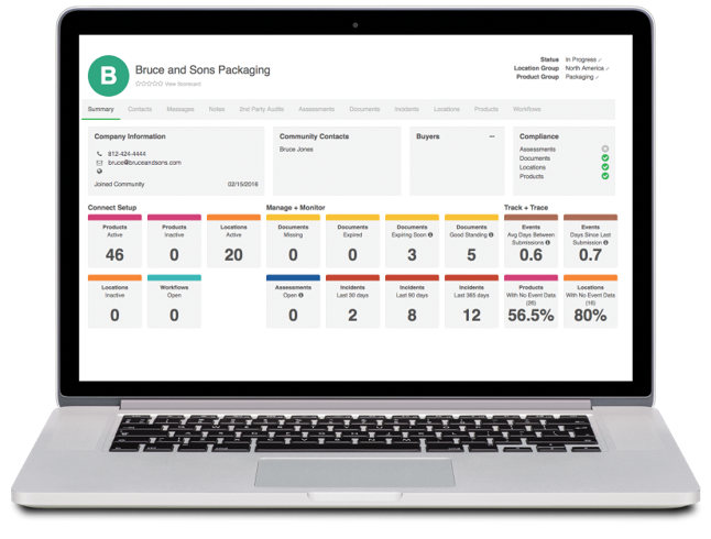 Actively Monitor Your Suppliers with FoodLogiQ's Track + Trace Enhanced ...