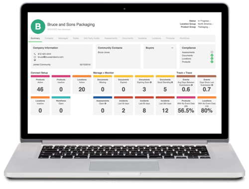 Actively Monitor Your Suppliers with FoodLogiQ's Track + Trace Enhanced ...