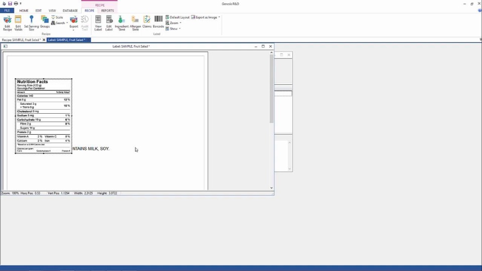 Creating Canadian Simplified Nutrition Labels for Single-serving ...