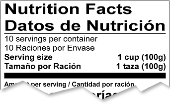 Displaying Your Serving Size Using a Common Household Measure in ...