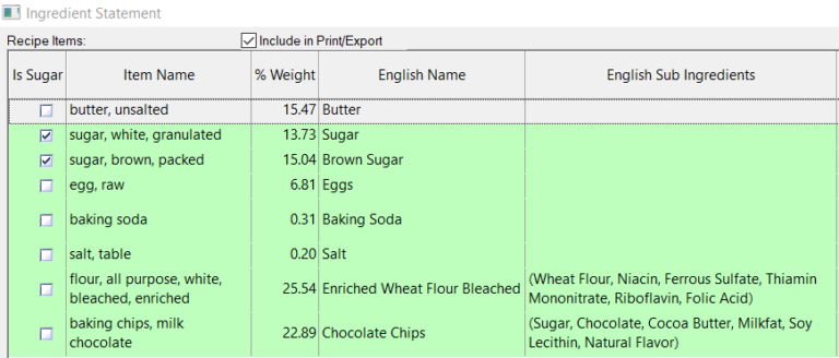CFIA Sugars-based Ingredients Definition and How to Comply Using ...