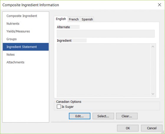 Using the Composite Ingredient™ Feature in Genesis R&D Foods | ESHA ...