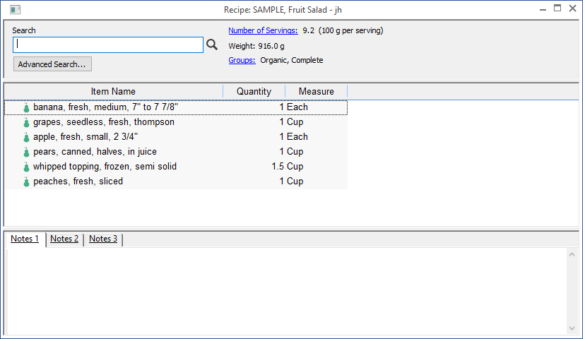 How-to: Exporting a Recipe as an Ingredient | ESHA Research
