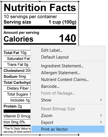 How-To: Exporting Nutrition Facts Labels from Genesis R&D for your ...