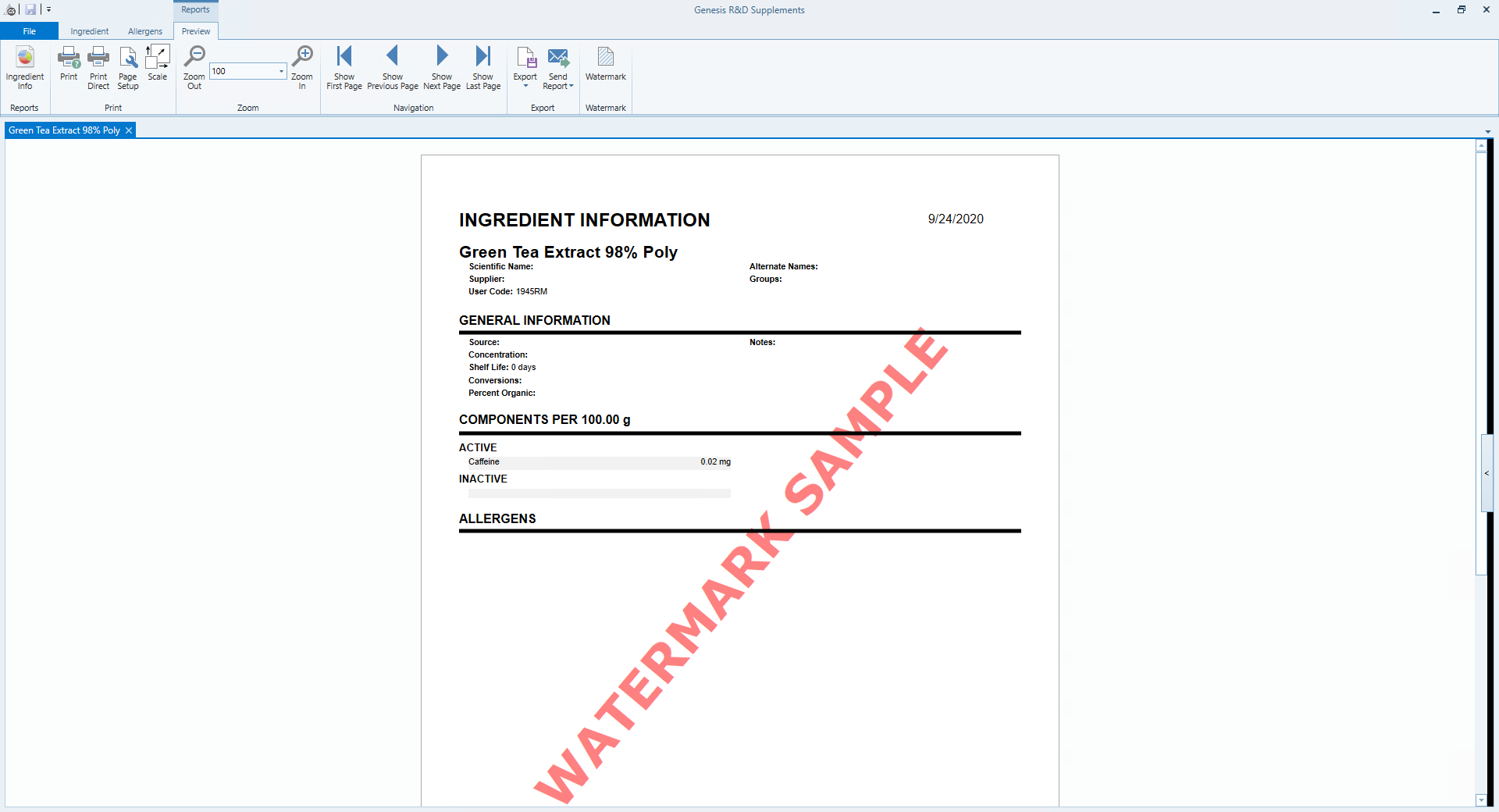 How to Add a Watermark to Your Supplement Analysis Reports | ESHA Research